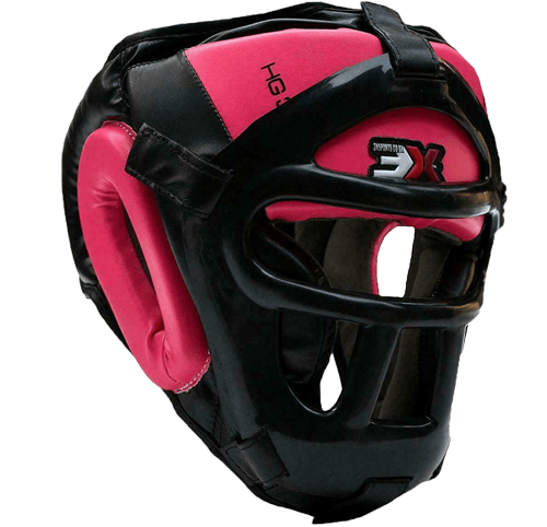 3X Sports Grill Head Guard (Pink/Black) - 3X Sports