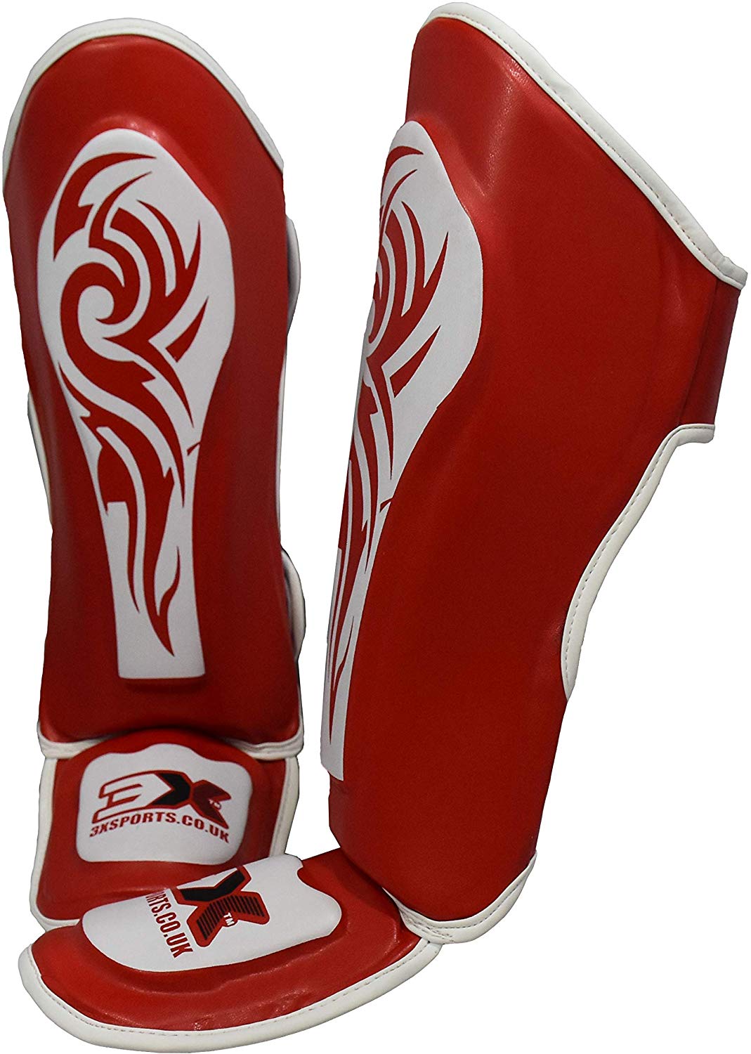 3X Sports Kids Shin Pads (Red) - 3X Sports